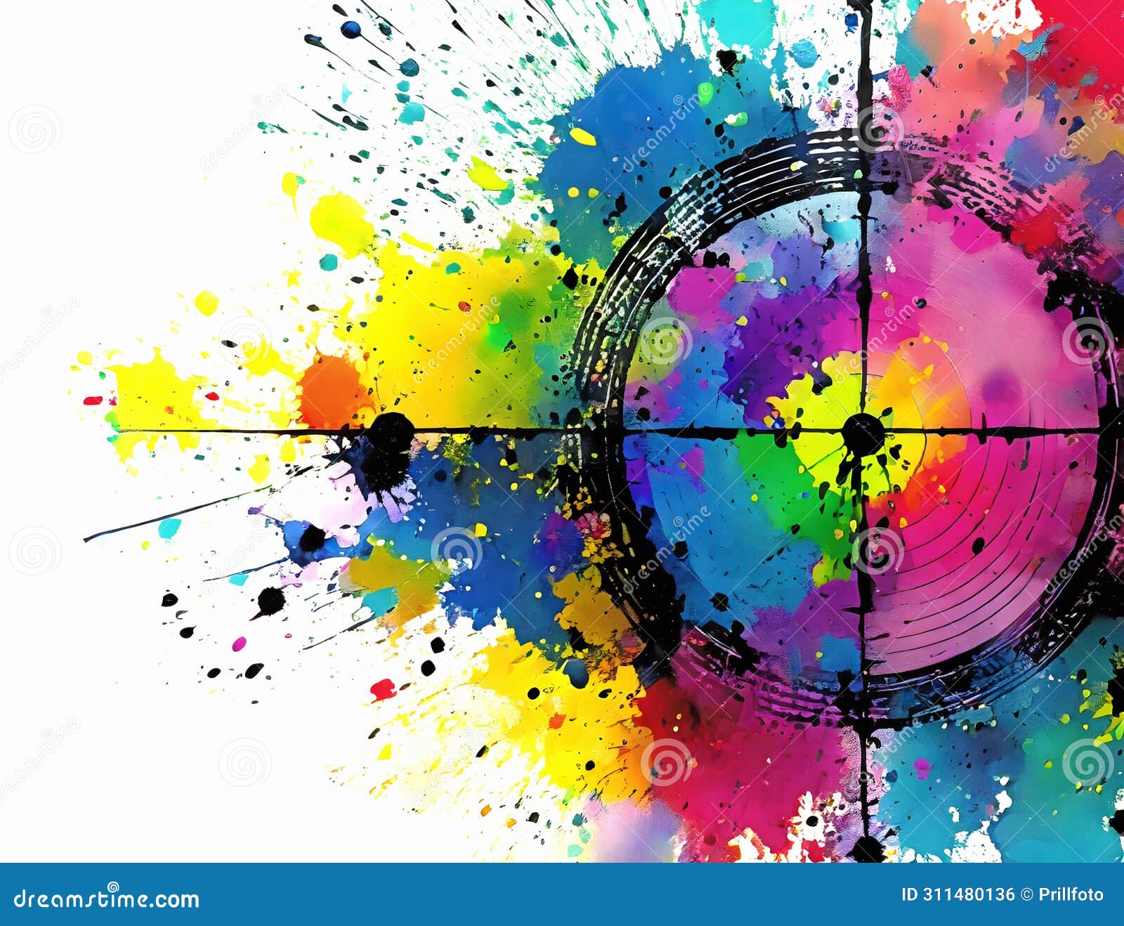 Vibrant sight stock illustration. Illustration of sight - 311480136