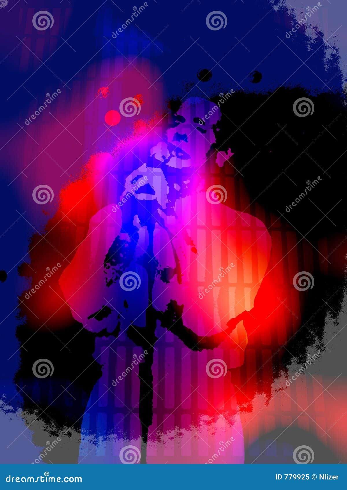 A Vibrant Singer In A Yellow Jacket Passionately Performs, Colorful ...