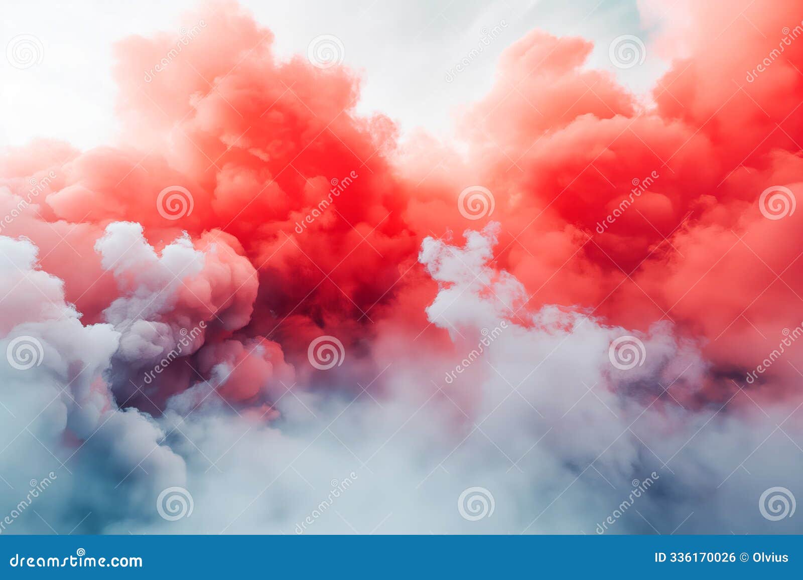 Vibrant Smoke Explosion, Scarlet and Graphite Colors, Complex Textures ...