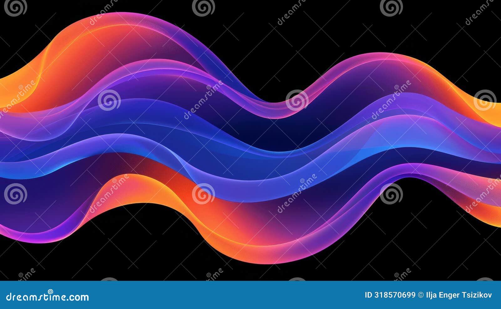Vibrant Sound Wave Visualization On Dark Background For Visually ...