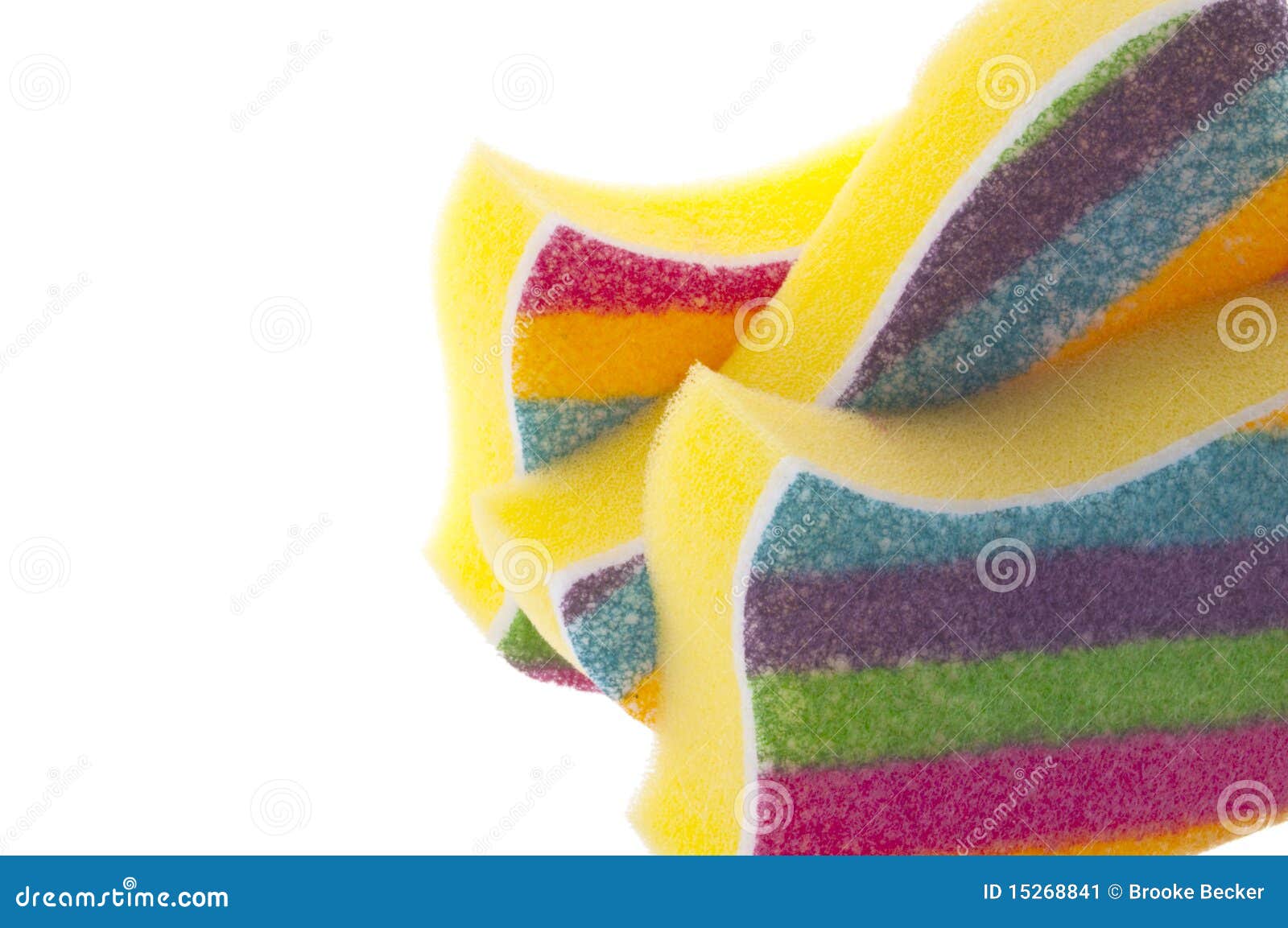 Vibrant Striped Sponge Border Stock Image - Image of sponge, conceptual ...