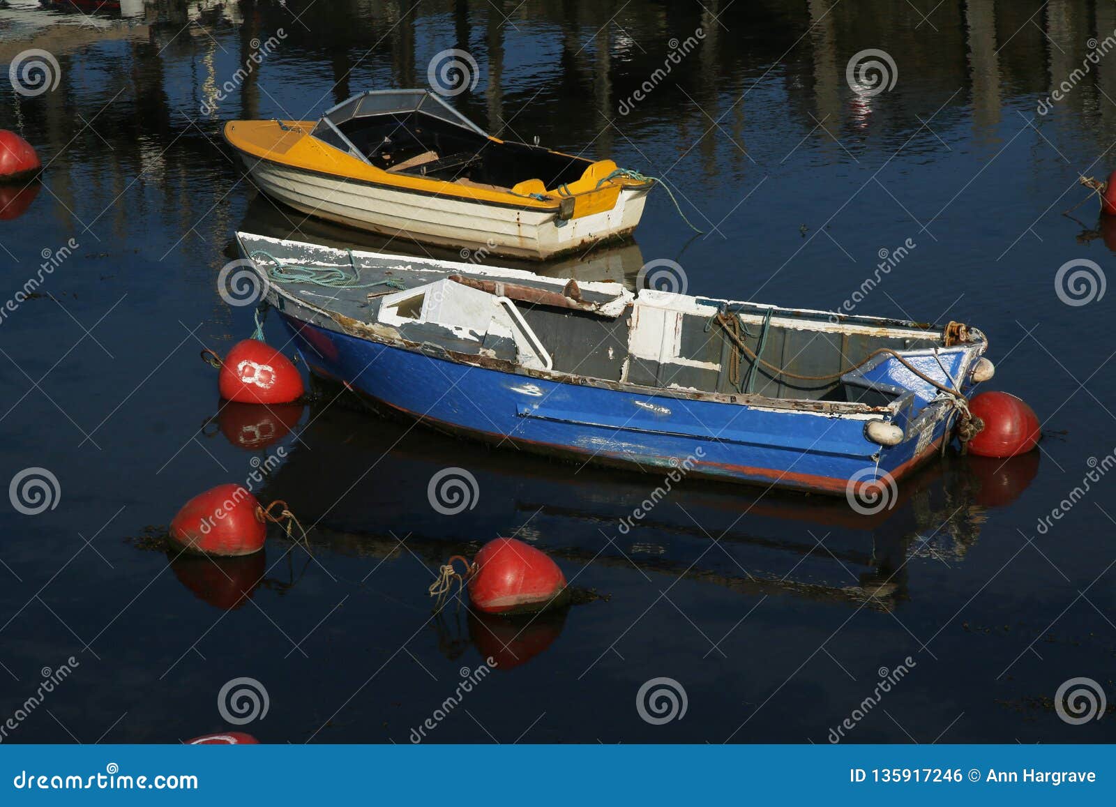 Study of Multi Coloured Small Boats Stock Photo - Image of beach ...