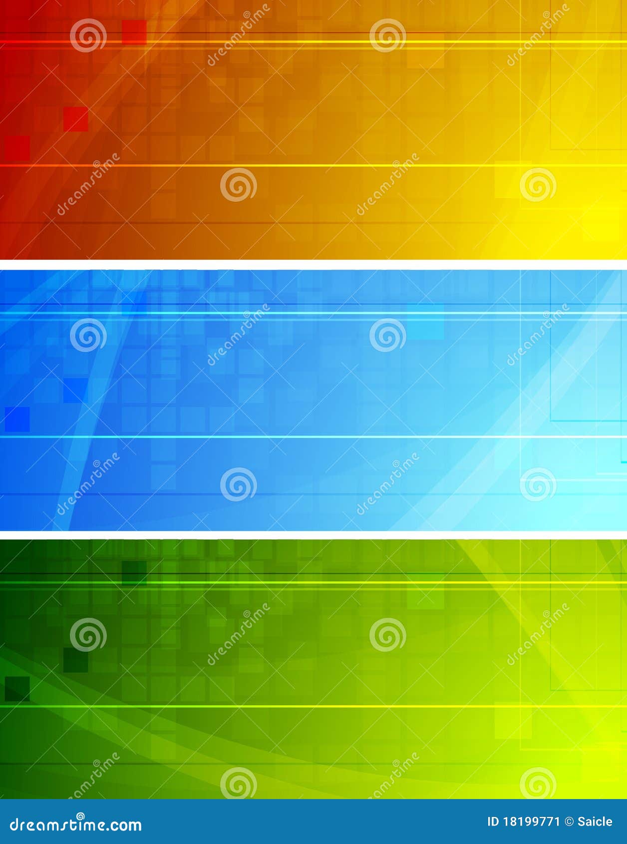 Vibrant stylish banners stock vector. Illustration of motion - 18199771