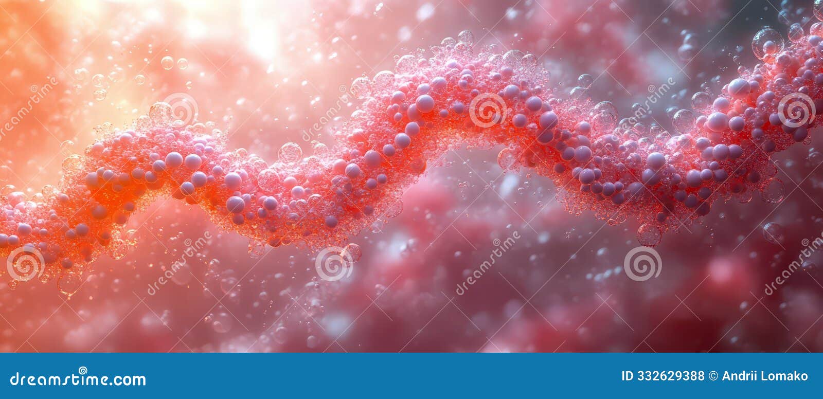 Colorful Abstract Depiction of Particles Swirling in Fluid Dynamics ...