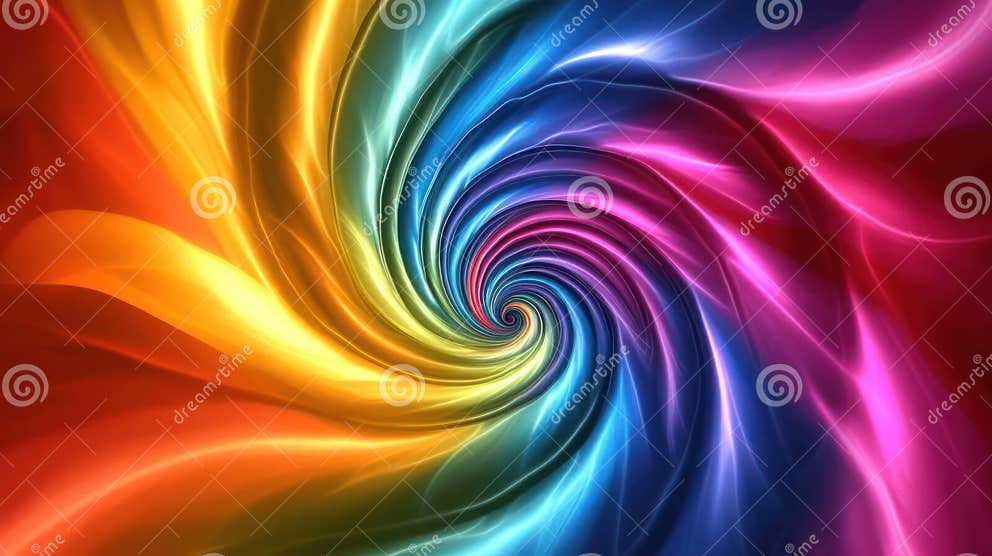A Vibrant Swirl of Colors Creating a Dynamic, Abstract Visual Effect ...