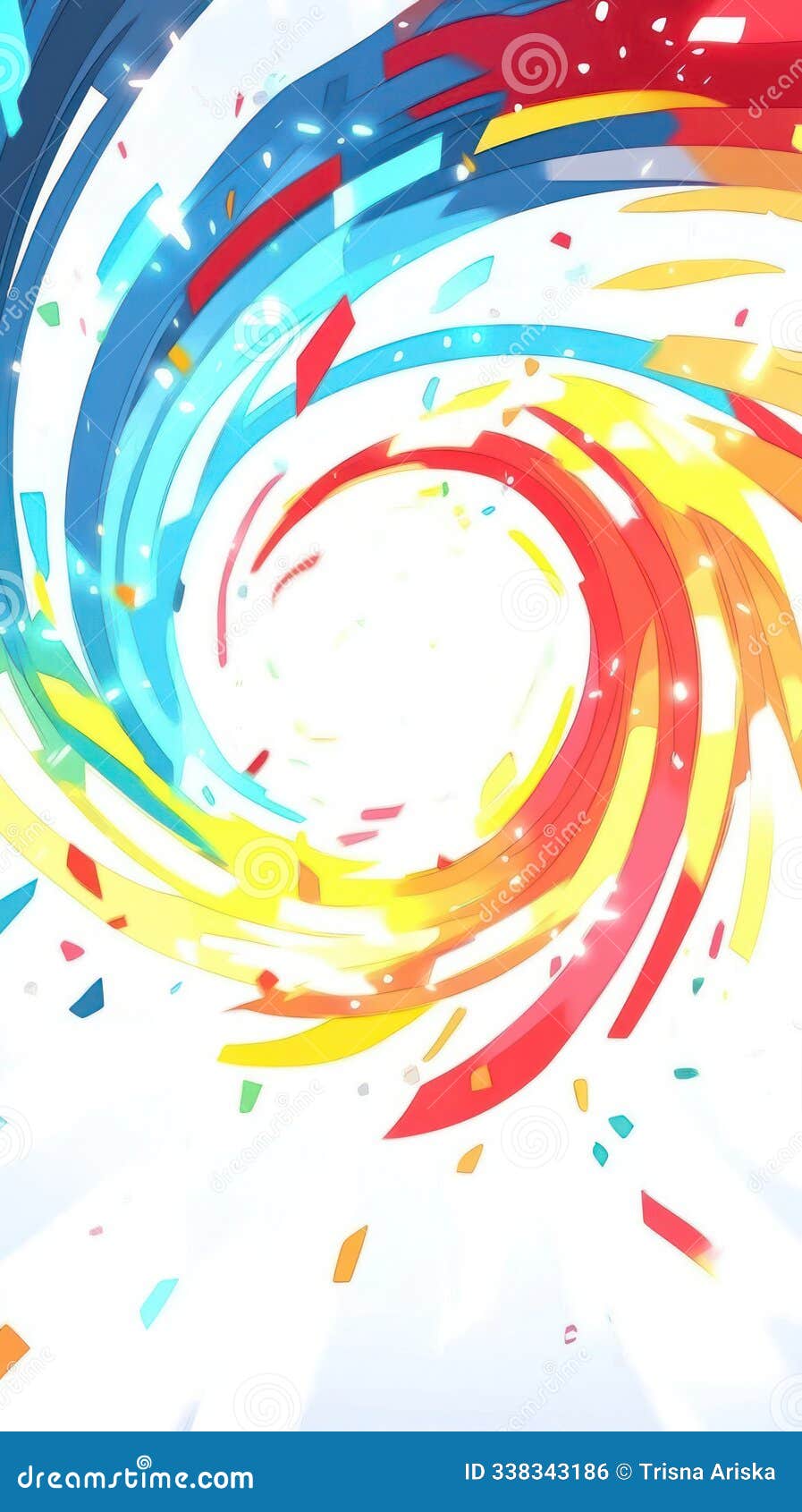 A Vibrant Swirl of Colors Creating a Dynamic, Energetic Visual Effect ...