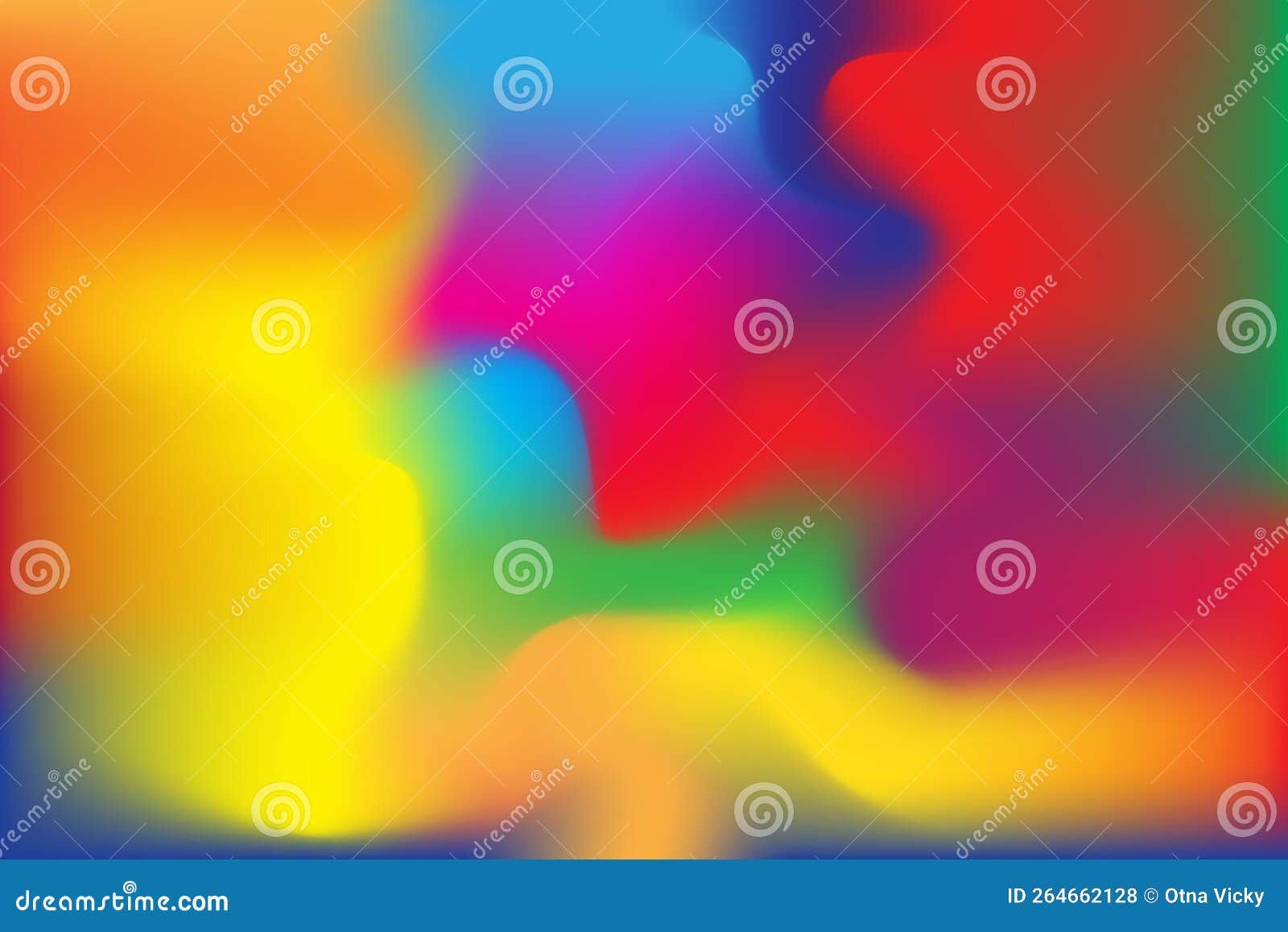 Vibrant Swirl Gradient Background. Abstract Color Wave EPS Vector Stock ...