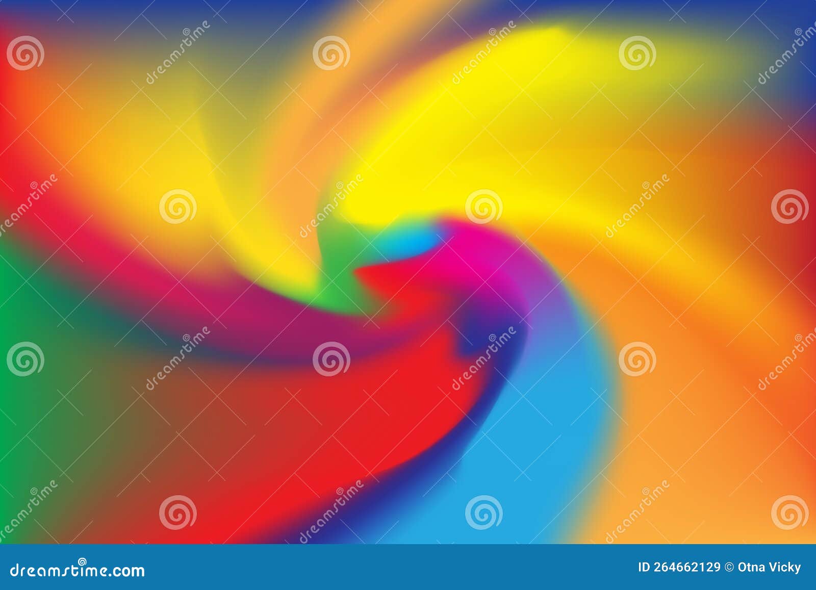 Vibrant Swirl Gradient Background. Abstract Color Wave EPS Vector Stock ...