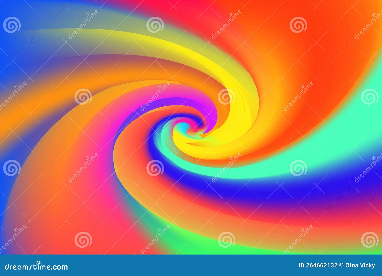 Vibrant Swirl Gradient Background. Abstract Color Wave EPS Vector Stock ...