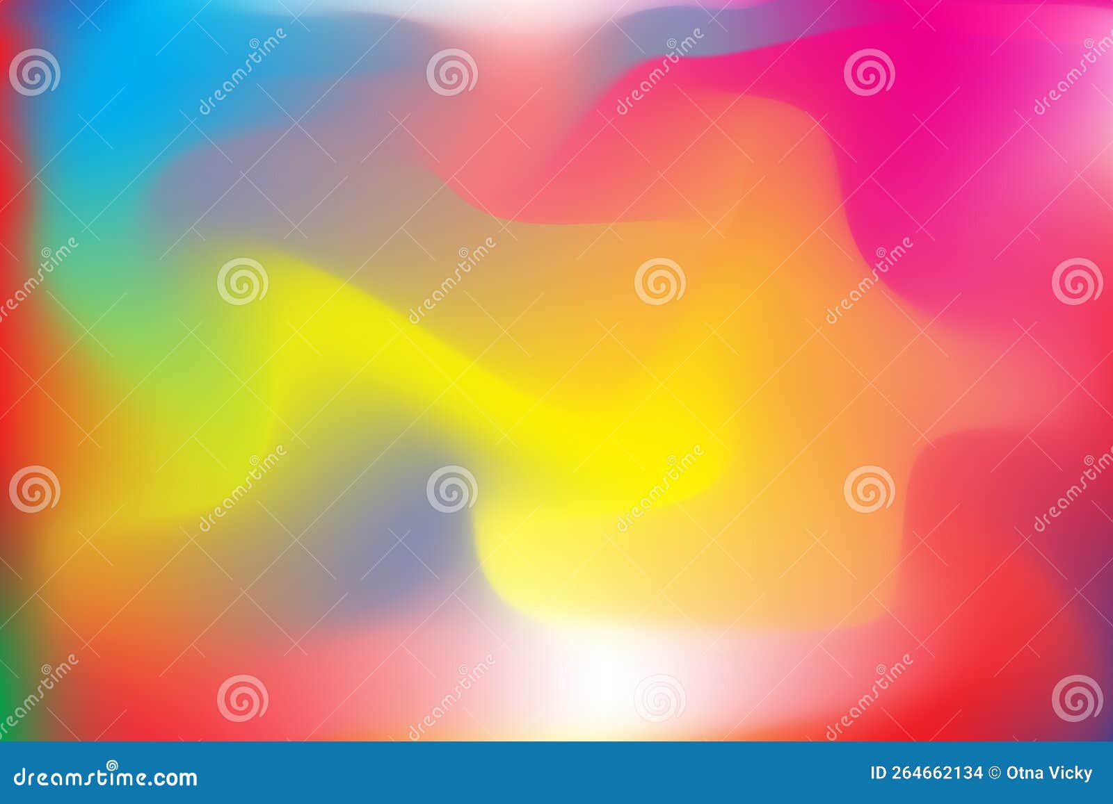 Vibrant Swirl Gradient Background. Abstract Color Wave EPS Vector Stock ...