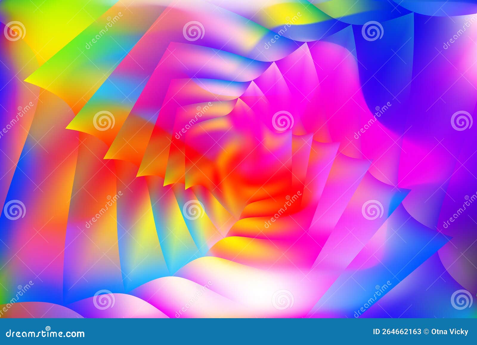 Vibrant Swirl Gradient Background. Abstract Color Wave EPS Vector Stock ...