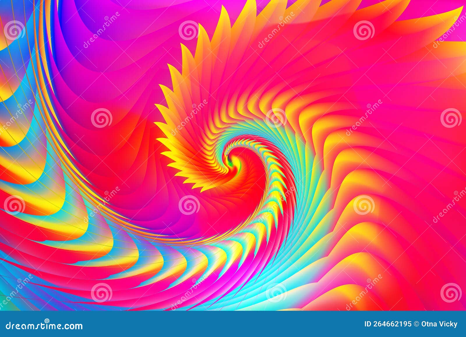 Vibrant Swirl Gradient Background. Abstract Color Wave EPS Vector Stock ...