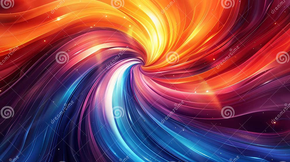 Vibrant Swirl Patterns for Creative Visuals Generative AI Stock ...