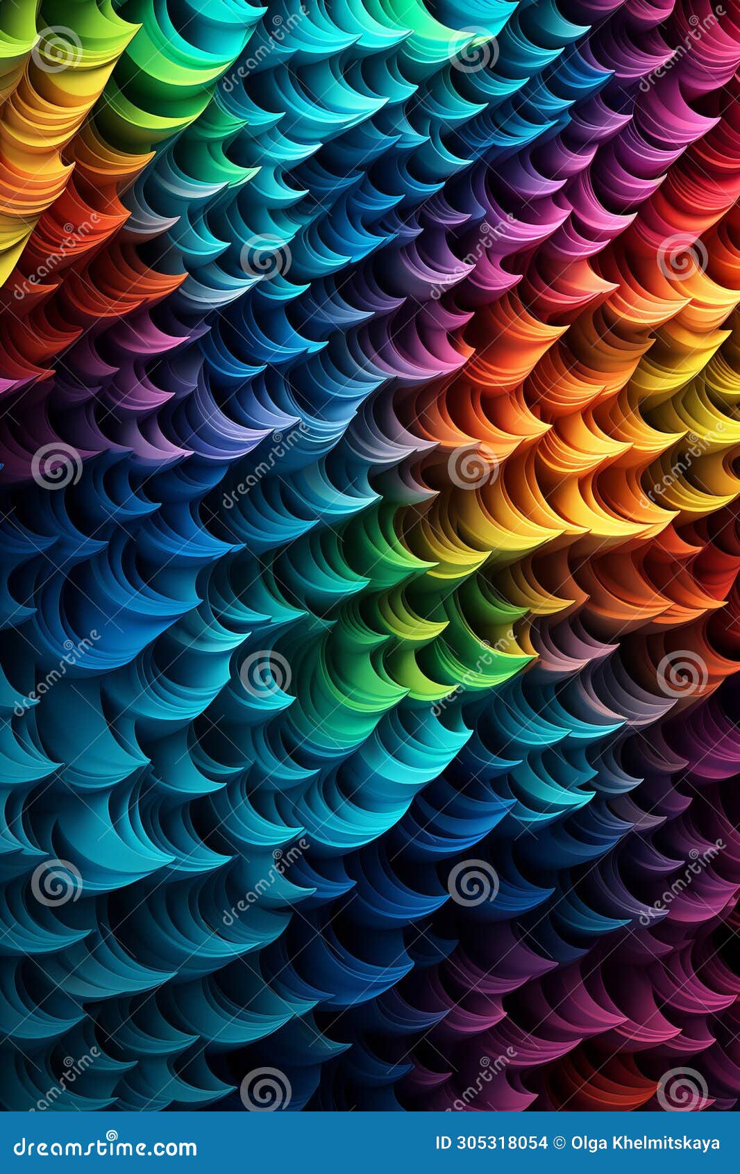 Vibrant Swirling Psychedelic Patterns. Bold Colors, Optical Illusions ...