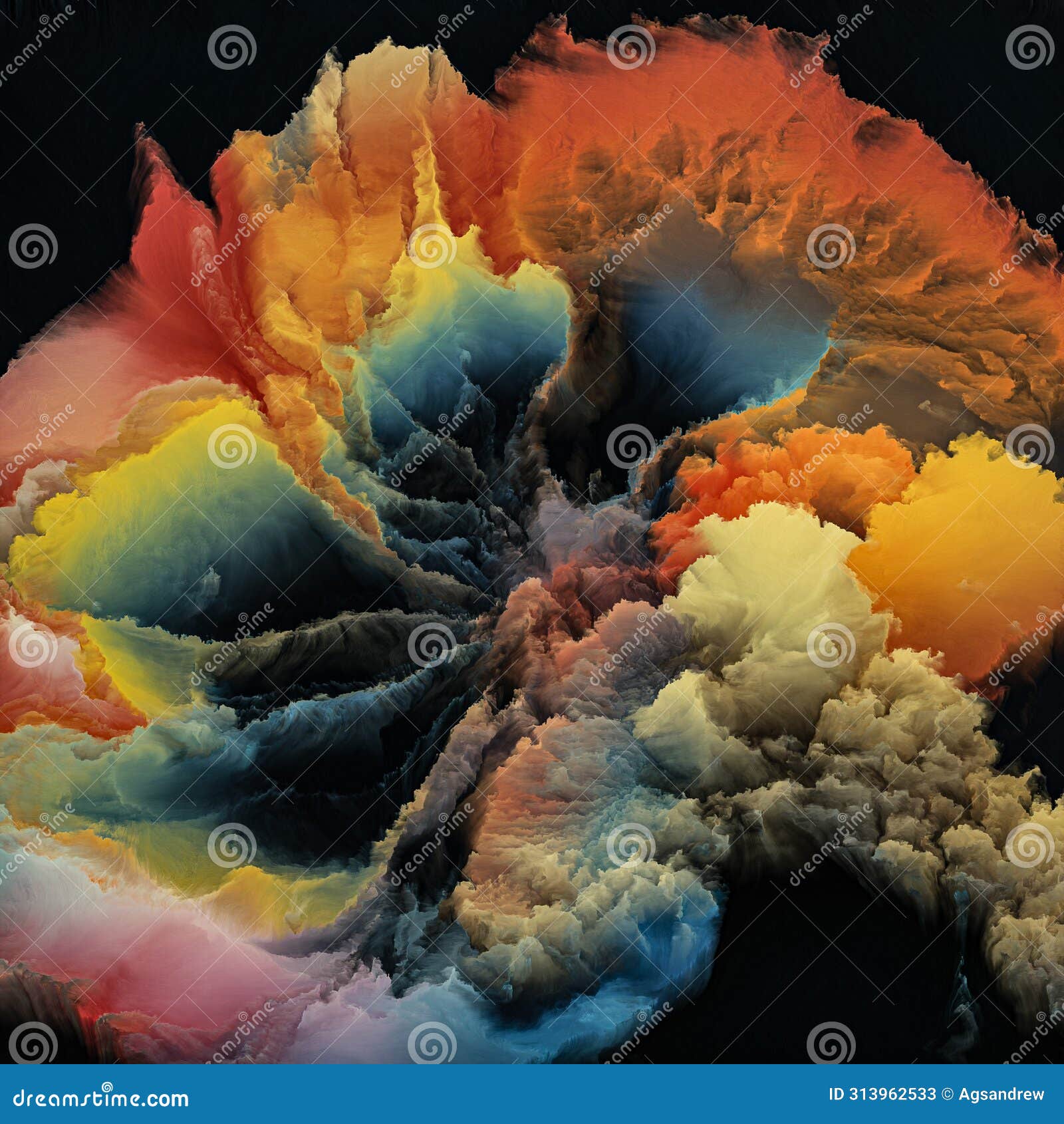 Vibrant Tactile Colors stock illustration. Illustration of harmonious ...