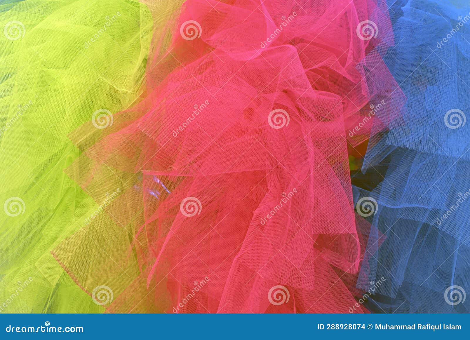 Vibrant Textured Net Fabric: Pretty Fabric with Different Colors and ...