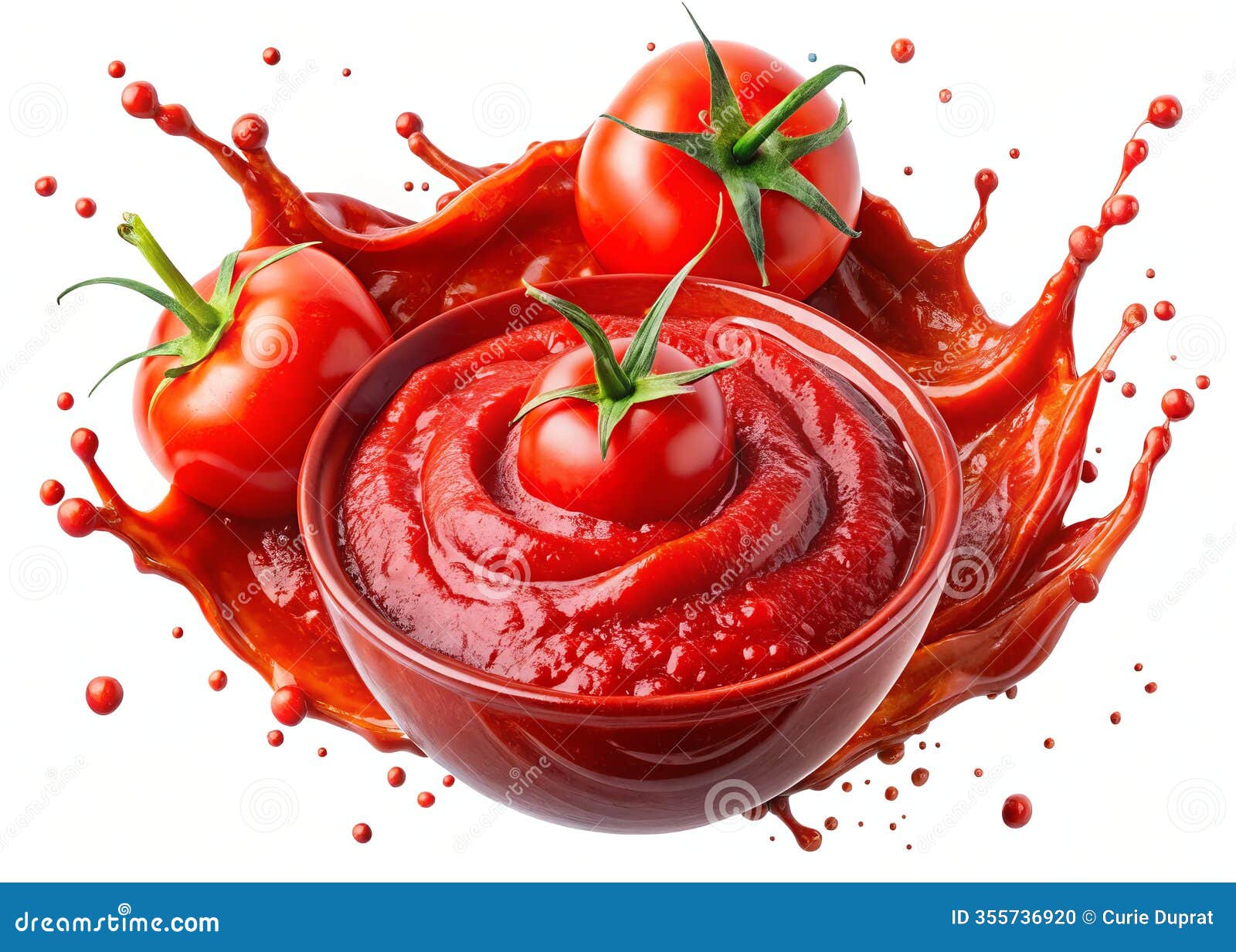 Vibrant Tomato Paste Splash PNG for Food Packaging Culinary Design ...