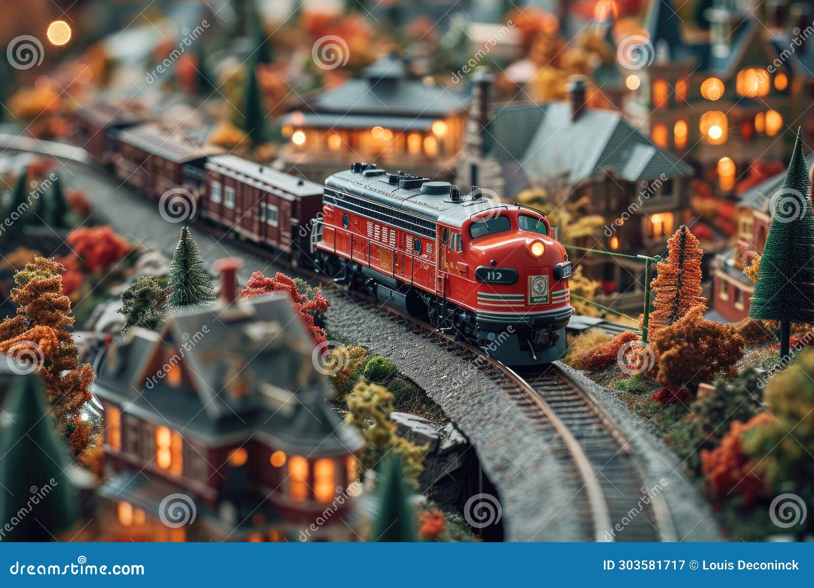 Vibrant Tracks: a Model Train Competition in the Suburbs Stock ...