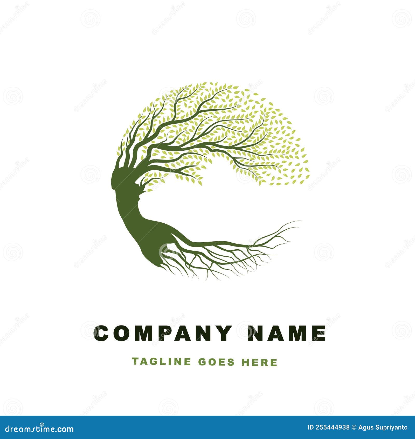 Vibrant Tree Logo Design, Tree Vector. Tree of Life Logo Design Stock ...