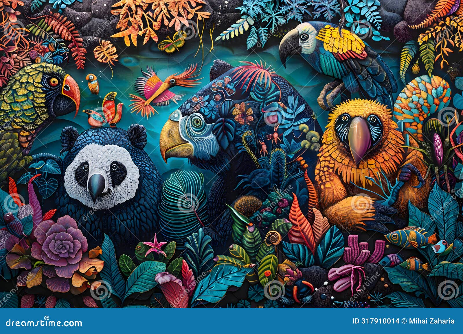 Wildlife Collage Stock Photo | CartoonDealer.com #4420248