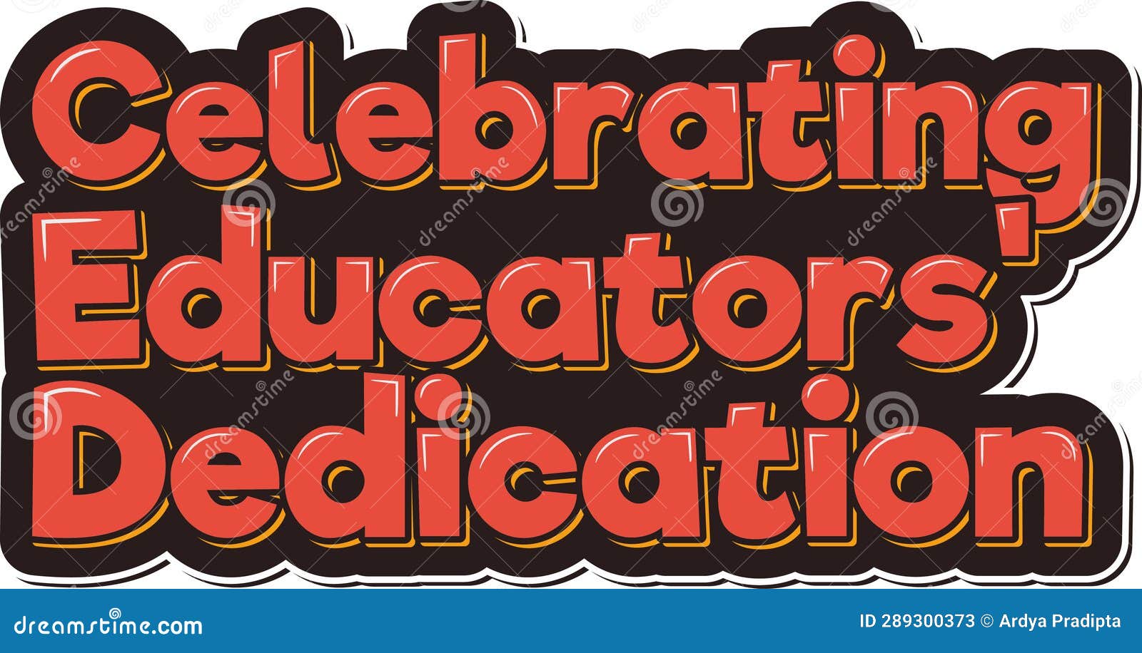 Celebrating Educators Dedication Artwork Cartoon Vector | CartoonDealer ...
