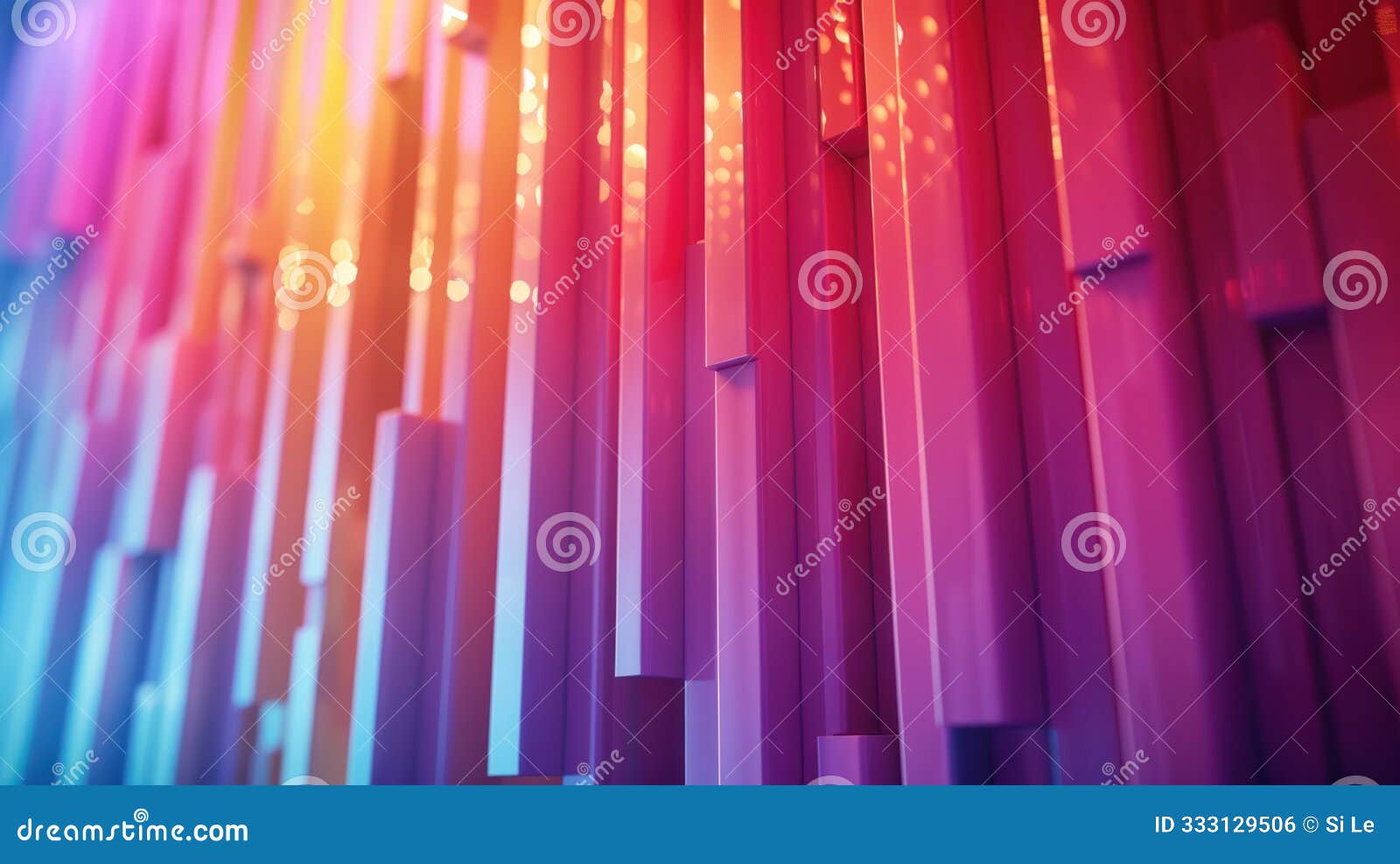 Vibrant Vertical Abstraction: Colorful Animated Background Design ...