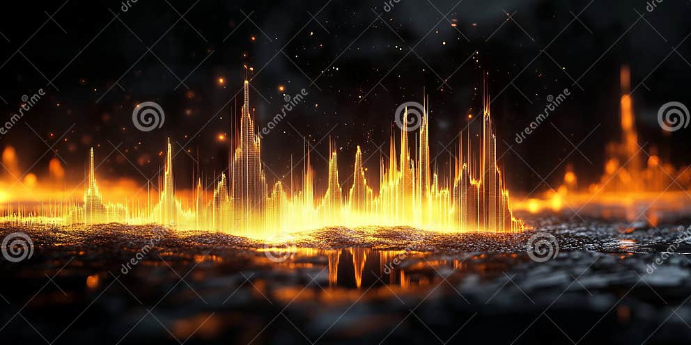 Vibrant Visualization of Energy Waves Capturing Dynamic Spectral ...