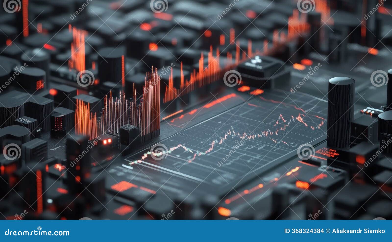 Vibrant Visualization Of A Catalytic Reaction With Glowing Spheres And ...