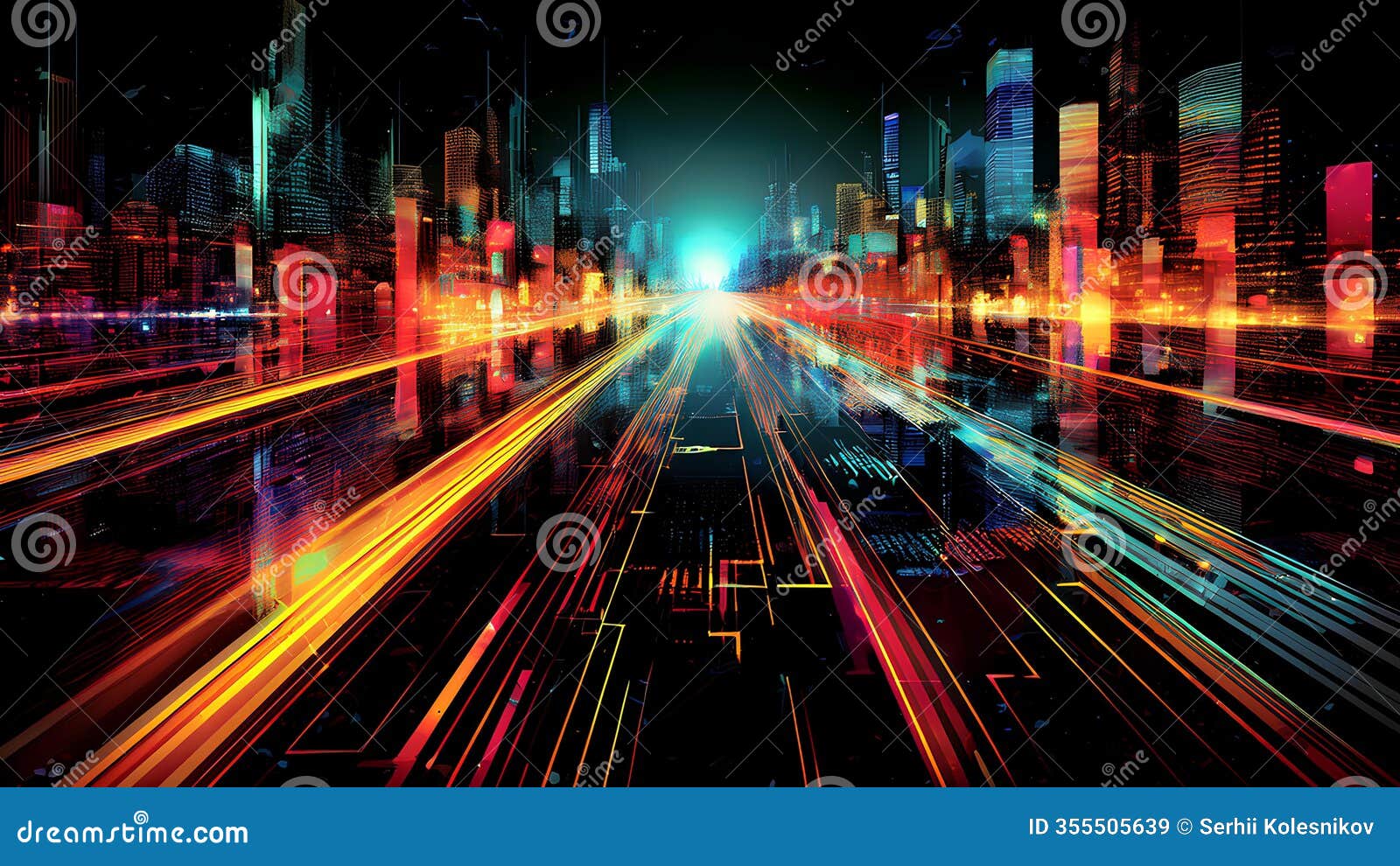 Vibrant Visualizations of World Capitals Showcase Techno-futuristic ...