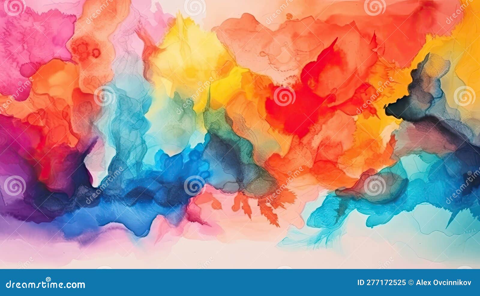 Vibrant Watercolor Background for Graphic Design Projects. Stock ...