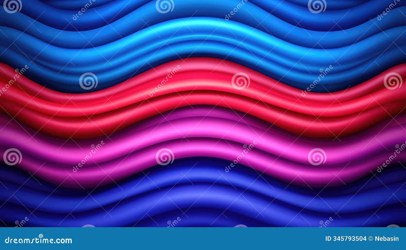 Vibrant Wave Patterns Illustrate Sound Frequencies On A Dark Backdrop ...