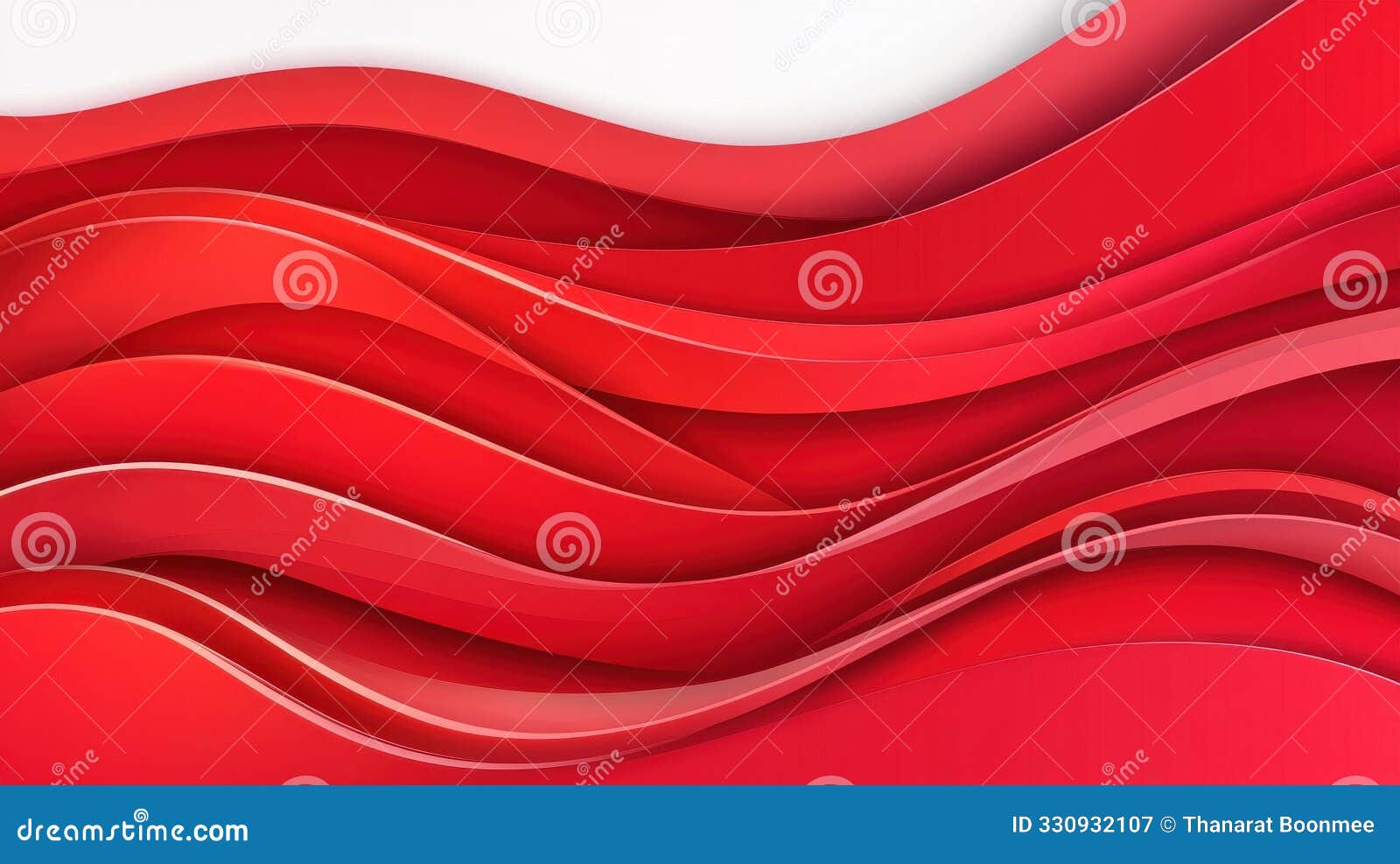 Vibrant Wavy Red Background that Captures Attention, Ideal for Modern ...