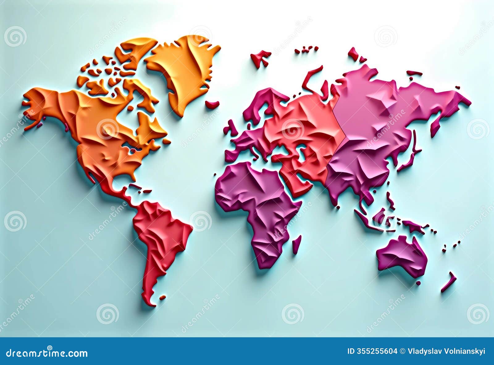 Global Diversity Map - People Of Different Ethnicities Form World Map ...