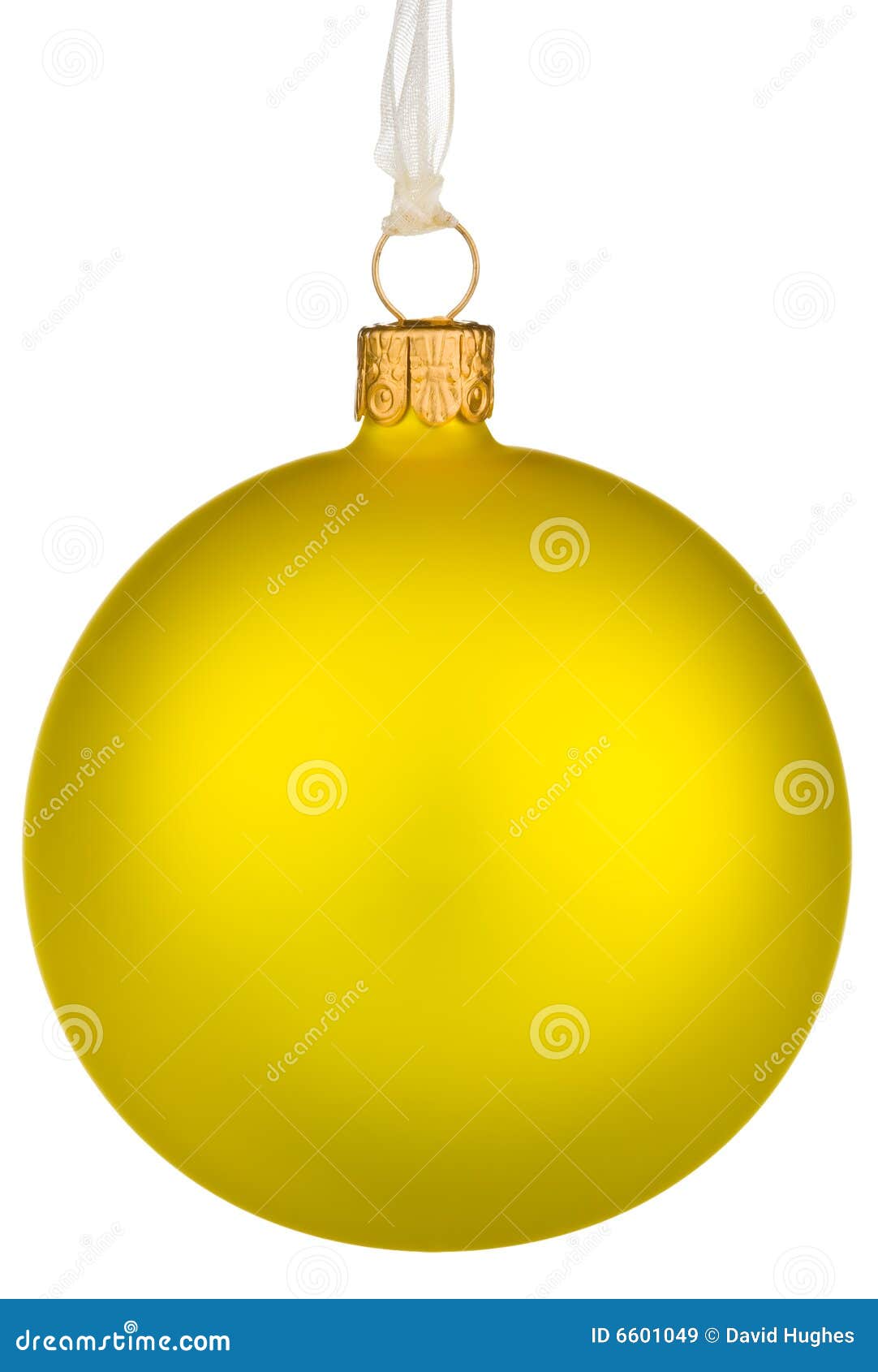 Vibrant Yellow Christmas Bauble Stock Image - Image of bright, colour ...