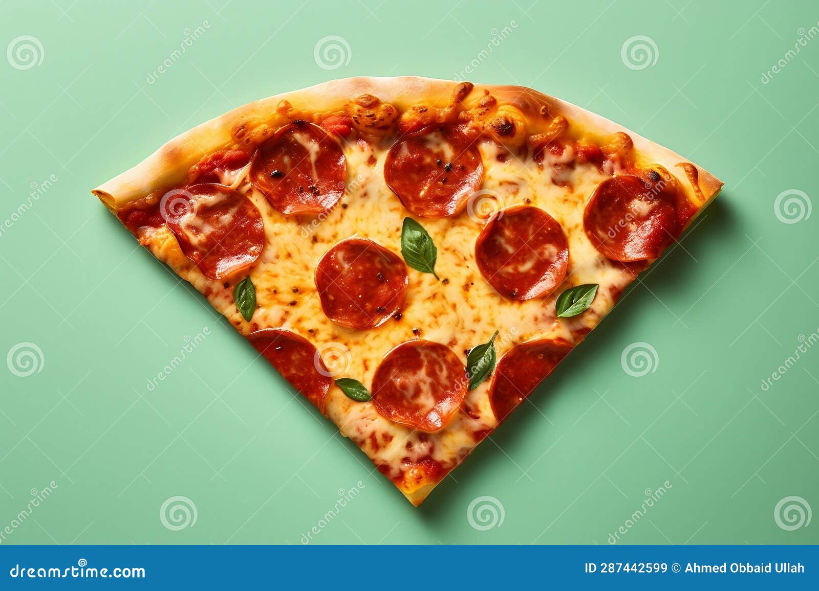 Vibrantly Colored Background with a Simple Top-Down Isolated View ...