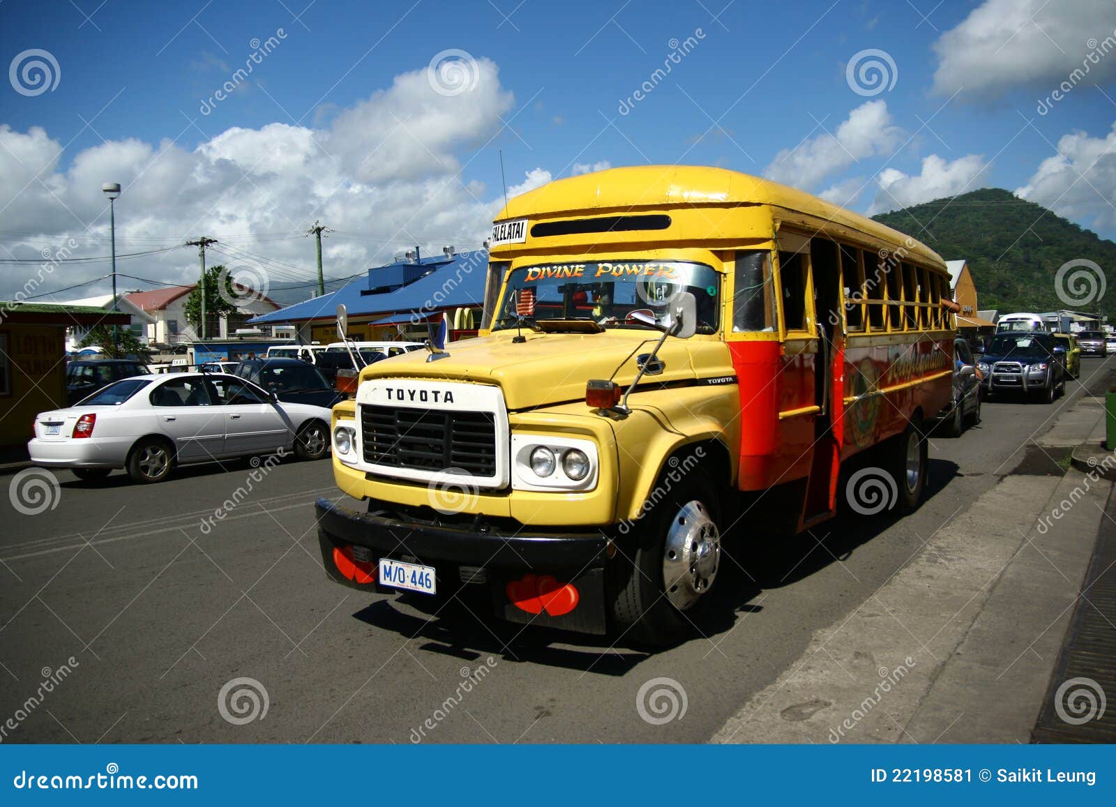 Vibrantly Painted Bus in Samoa Editorial Photo - Image of samoa ...