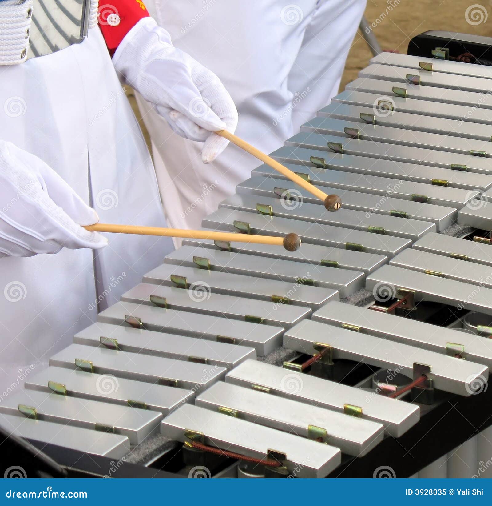 Vibraphone Player stock image. Image of aluminum, metal - 3928035