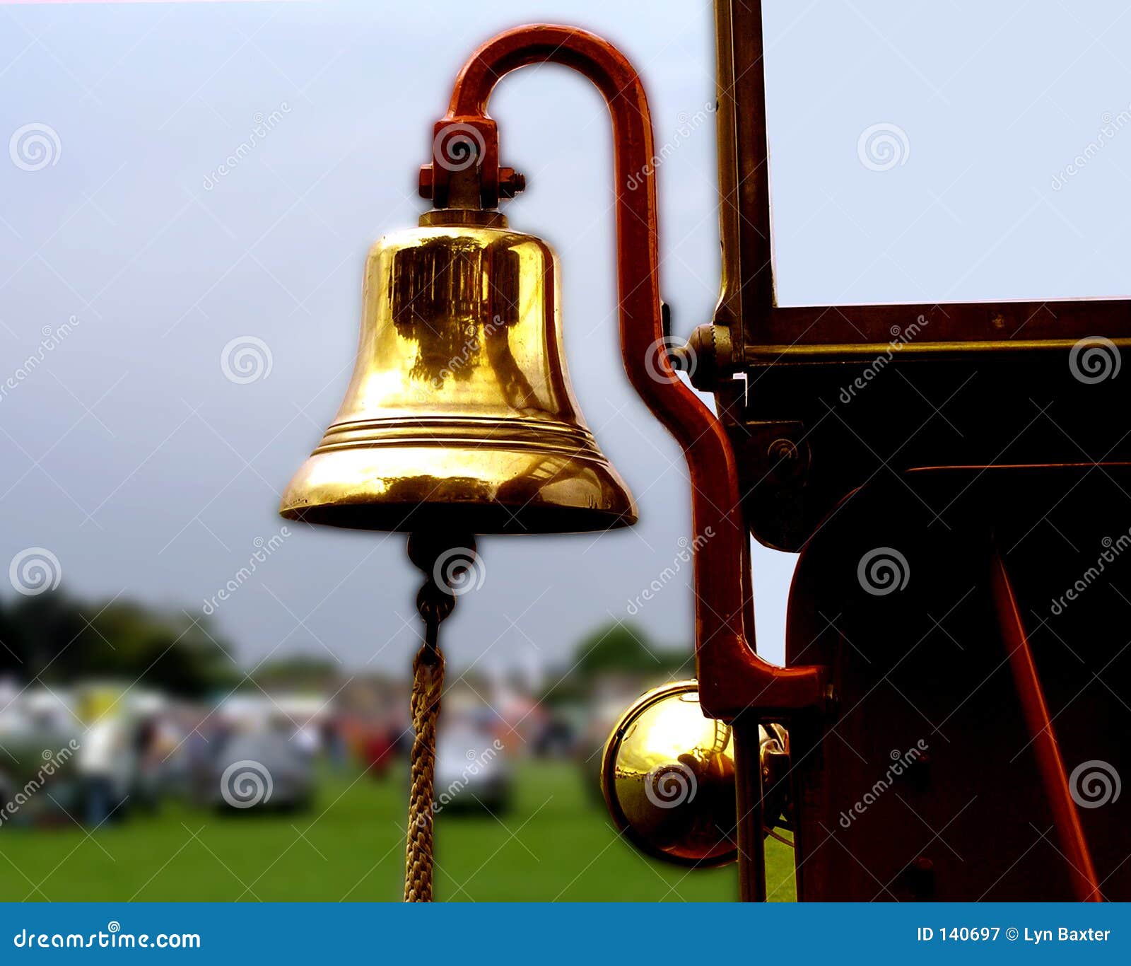 Vibrating Bell stock image. Image of engine, gold, vibrating - 140697