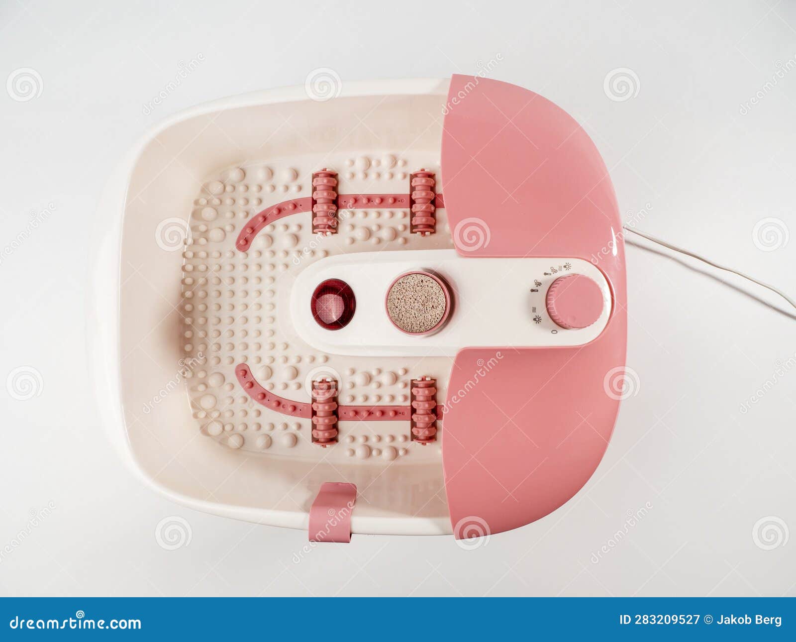 Vibrating Foot Massager on a White Background. Stock Image - Image of ...