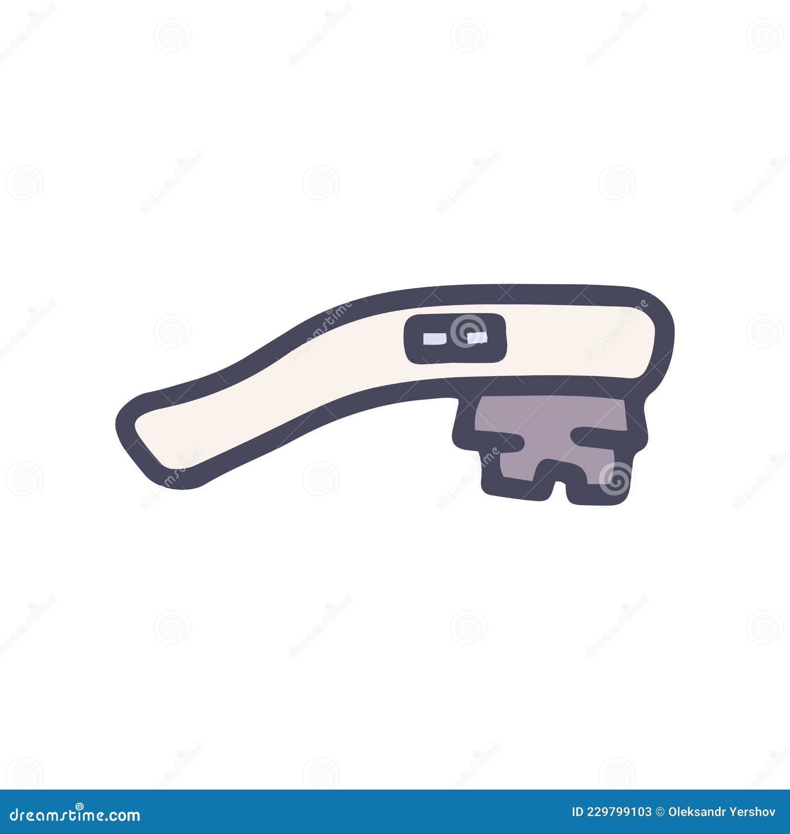 Vibrating Massager Color Vector Doodle Simple Icon Stock Vector ...