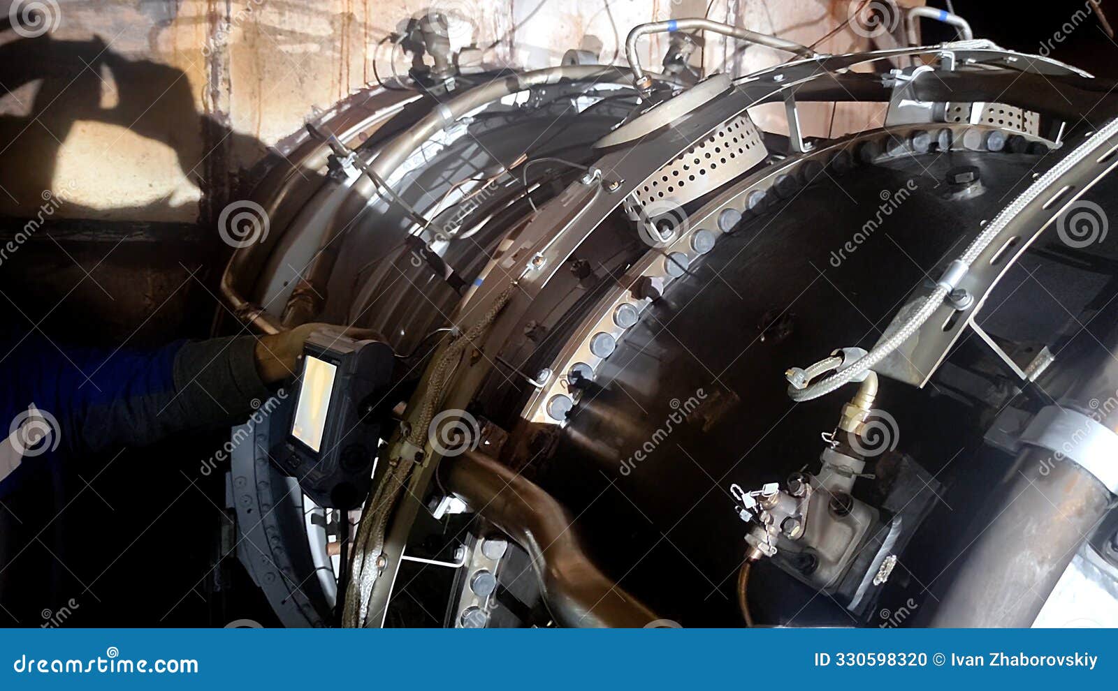 Vibration Engineer Analyzes Turbine Shaft Vibration Data, Assessing ...