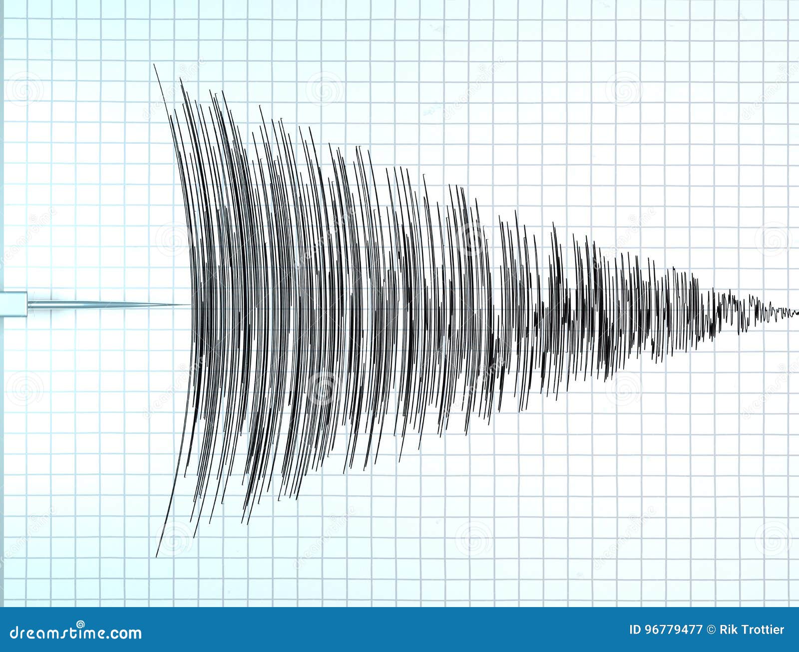 Seismometer Paper stock illustration. Illustration of paper - 96779477