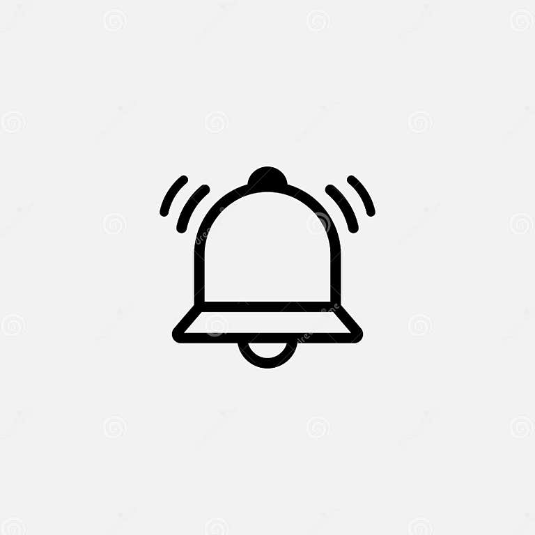 Vibration Mode. Notification Bell Icon Stock Photo - Image of mode ...