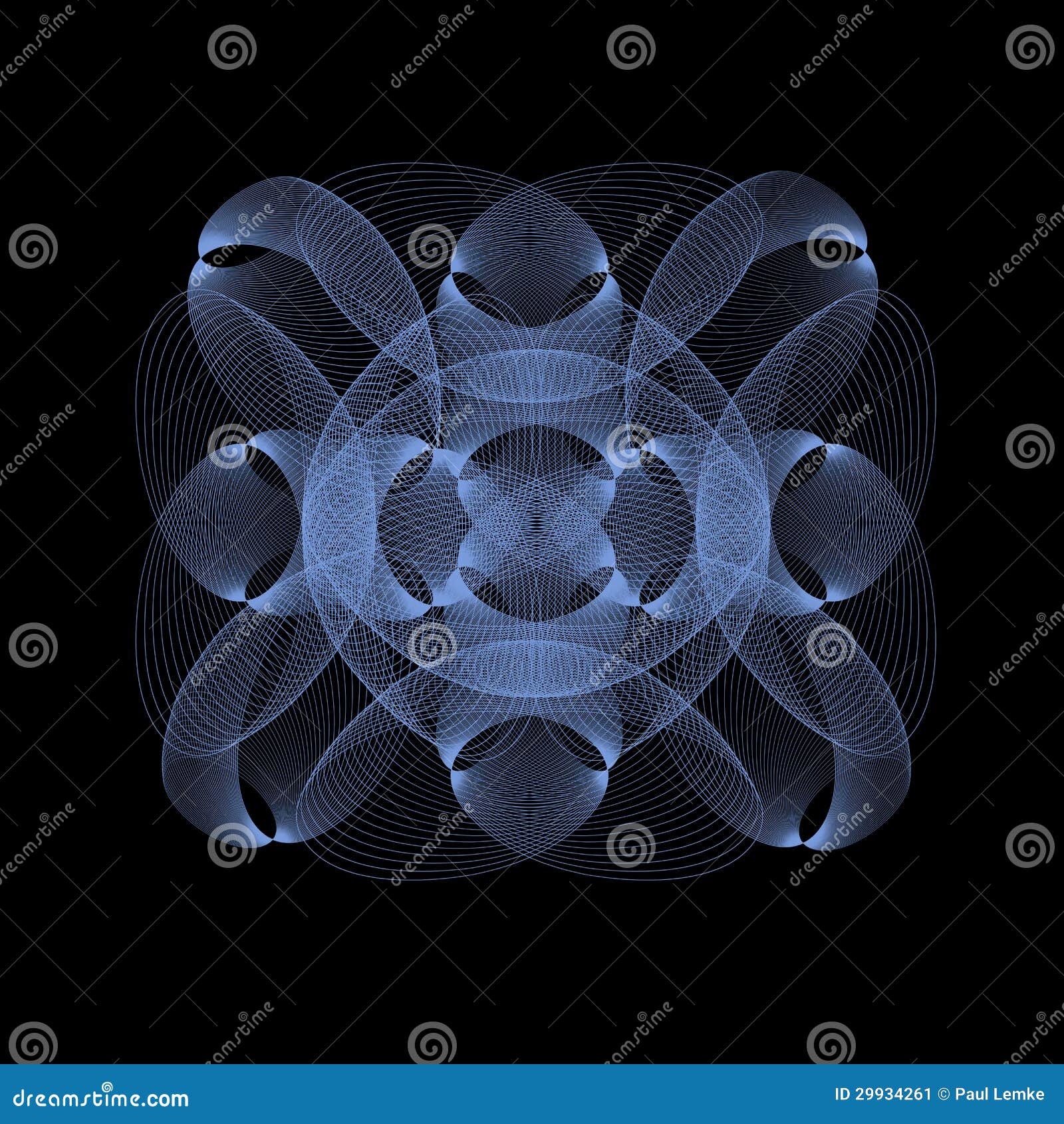 Vibration Pattern stock illustration. Illustration of spirograph - 29934261