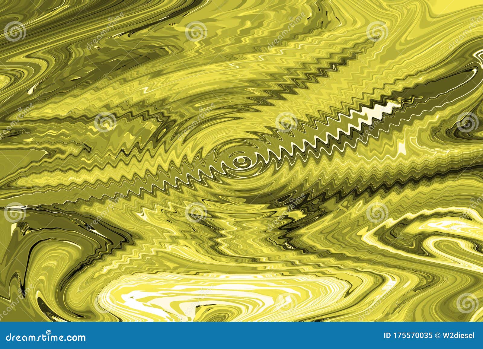 Vibrations in the Centre of the Earth 3d Abstract Design Stock ...