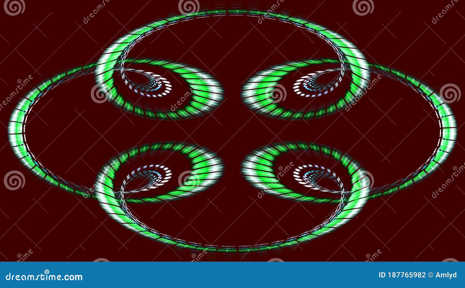 Vibrations coming together stock illustration. Illustration of band ...