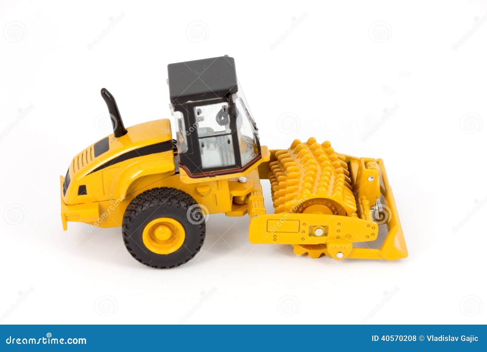 Vibratory soil compactor stock photo. Image of machinery - 40570208