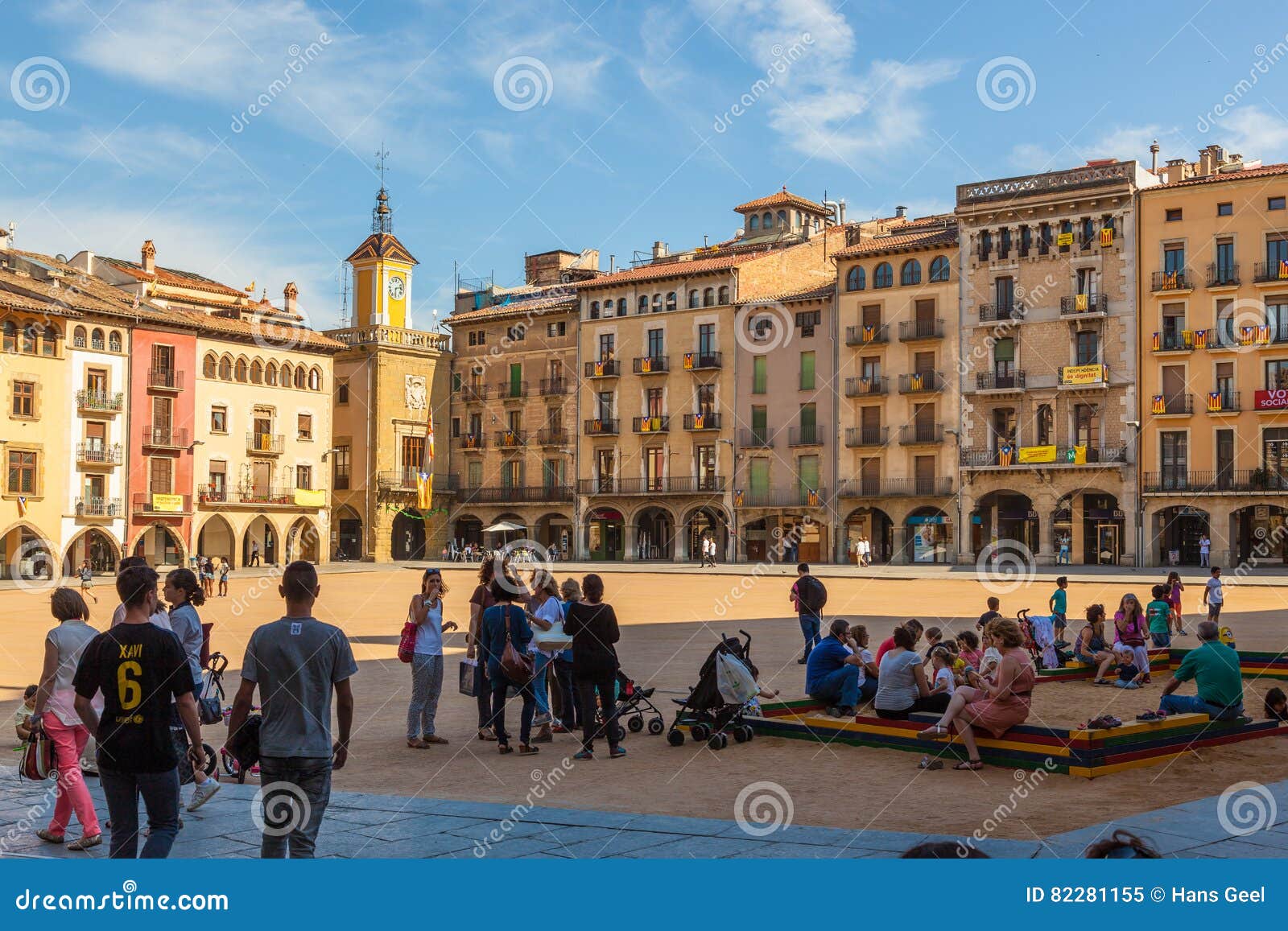 Vic, Catalogna, Spagna immagine editoriale. Immagine di architettura ...