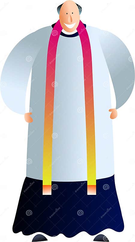 Vicar stock illustration. Illustration of vocation, people - 441861