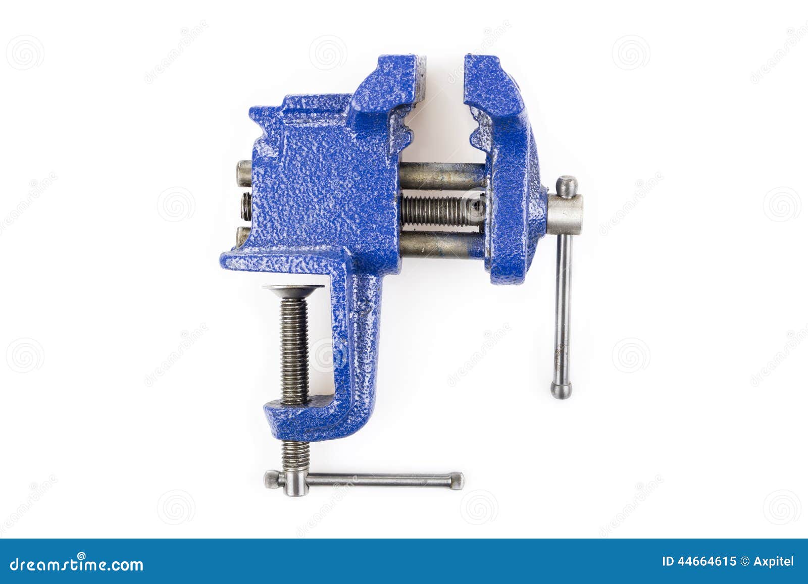 Vice clamp isolated stock image. Image of adjusting, swivel - 44664615